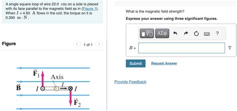 Solved A Single Square Loop Of Wire Cm On A Side Is Chegg