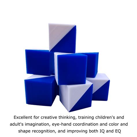 IQ Test Cubes Blue Study For Block Design Test Cognitive Spatial Reasoning Test Kohs Cubes