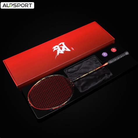 Alp Qy 35lbs Badminton Racket Original Full Carbon Fiber Badminton Racket Professional