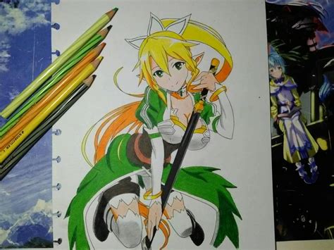Drawing Leafa Sword Art Online By Dwiky On Deviantart
