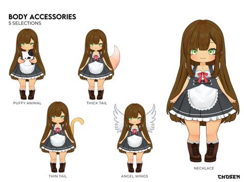 Discount 2d Vtuber Chibi Model Premade Full Body Fully Rigged Ready To Use Endless