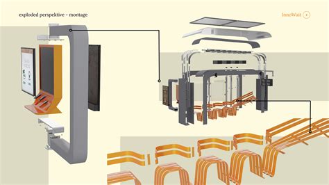 smart bus stop system behance