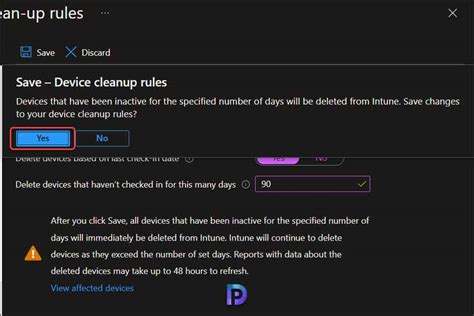 Configure Intune Device Cleanup Rules Delete Stale Devices