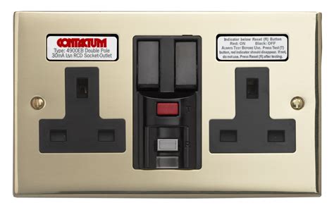 RCD Socket Outlets Contactum
