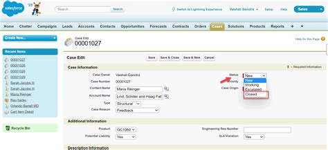 how to close a case in salesforce