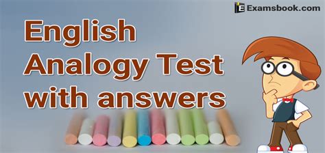 English Analogy Test With Answers For Competitive Exams