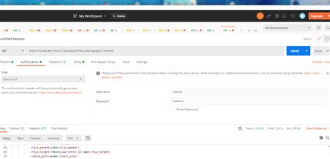 Solved How To Use Nextcloud Api With Postman 💻 Development