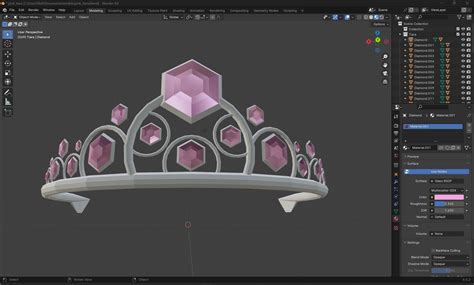 Blender Model To Roblox Accessory Princess Tiara Tech Multiverse