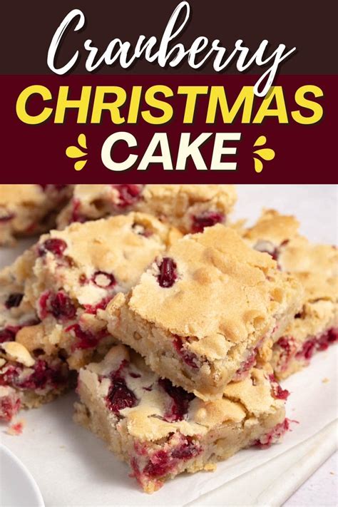 Cranberry Christmas Cake Best Recipe Insanely Good