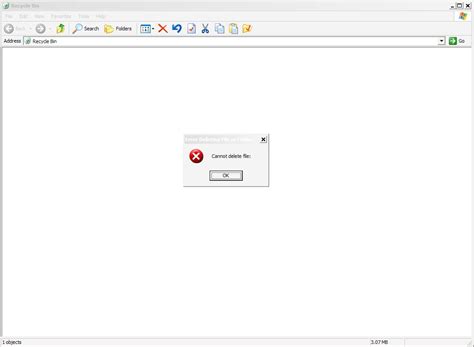 recycle bin cannot delete file software discussion and support neowin