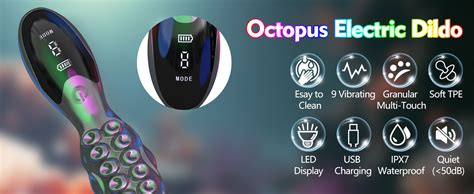 Vibrating Realistic Monster G Spot Dildos Led Display Octopus Tentacle Clitoral Vibrating Realistic Monster G Spot Dildos Led Display Octopus Tentacle Clitoral