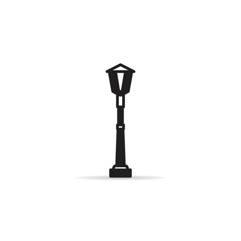 Street Lamp Icon Vector Illustration 17378055 Vector Art At Vecteezy