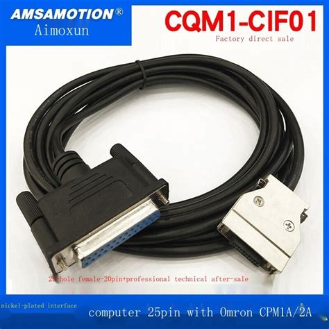 Free Shipping Suitable For Omron CPM A A CQM Series PLC Programming Cable CQM CIF