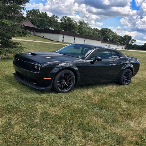 Sinister Black Widebody Dodge Challenger Srt Hellcat