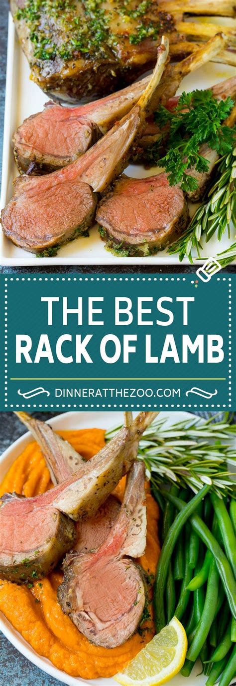 This Rack Of Lamb Is Coated With Garlic And Fresh Herbs Then Roasted