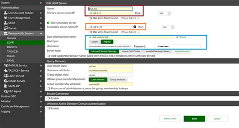 Technical Tip How To Configure Secondary Ldap On Fortinet Community