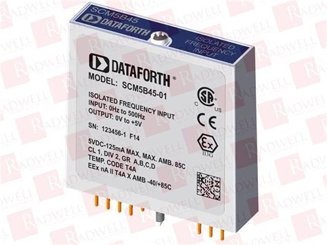 Scm5b45 04 Frequency Monitor By Dataforth