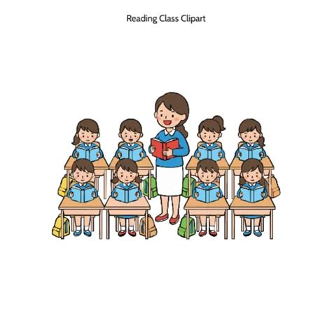 Free Reading Class Clipart Template To Edit Online