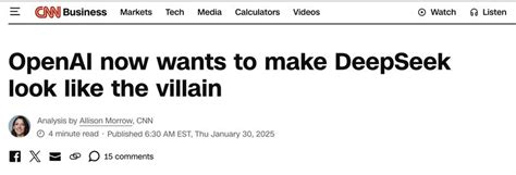 Lutz Finger On Linkedin Ai Deepseek Openai Techpolicy Uschina Innovation