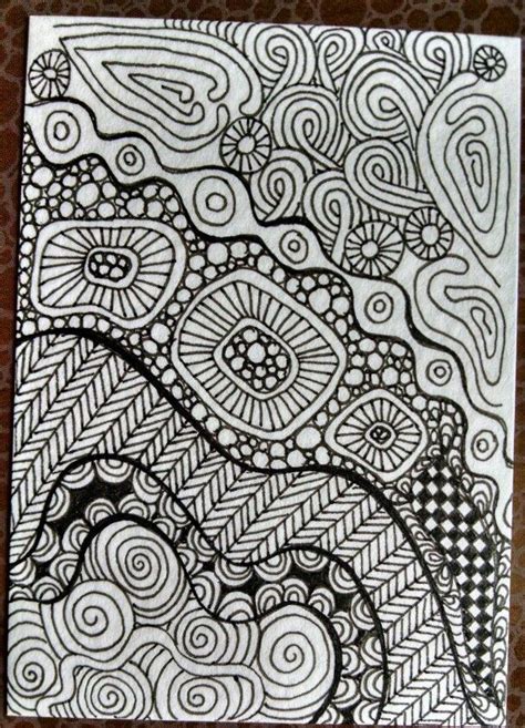 Zentangle Atc Artwork