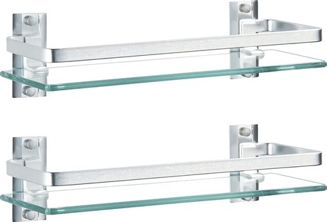 Volpone Bathroom Shelves Wall Mounted Stainless Steel