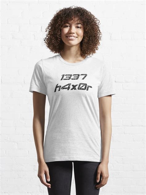 Leet Haxor 1337 Computer Hacker T Shirt For Sale By Theshirtyurt Redbubble Hacking T