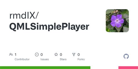 GitHub RmdIX QMLSimplePlayer