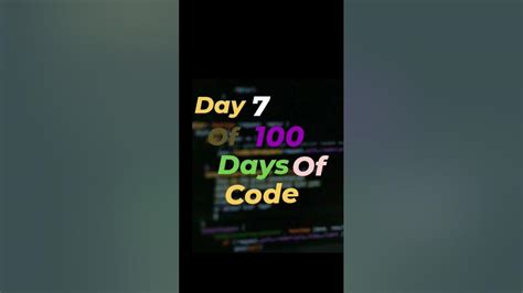 Day 7 Of 100daysofcode Java Programming Webdeveloper Coding