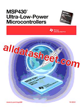 MSP F Datasheet PDF Texas Instruments