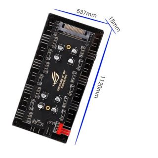 5V ARGB 3PIN PWM 4PIN 12V RGB 4PIN HUB Motherboard ARGB Extension Hub Shopee Malaysia