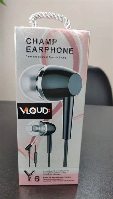 Black Champ Vloud Wired Earphone Mobile At ₹ 30 Box In New Delhi Id