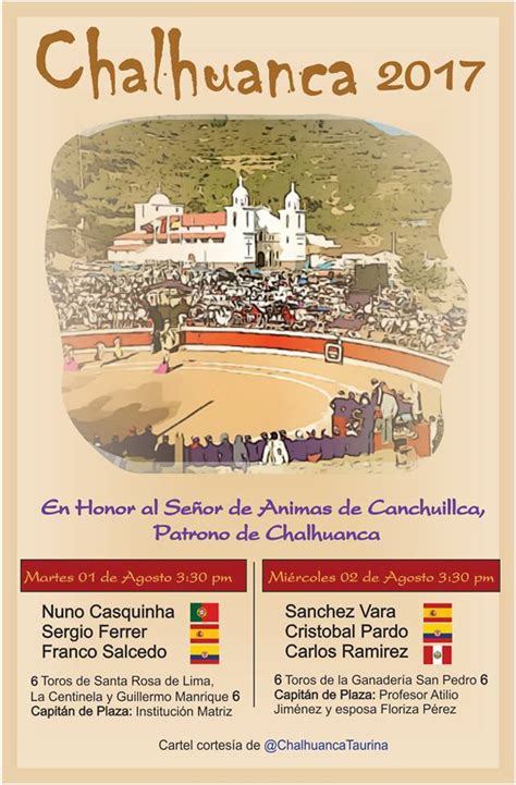 Panorama Taurino Del PerÚ Feria SeÑor De Las Ánimas De Chalhuanca
