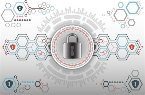 Premium Vector Abstract Technology Of Security System Background