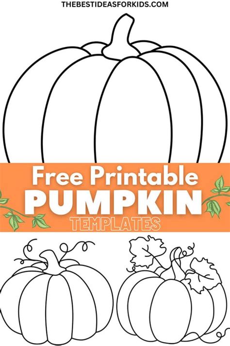 Free Printable Pumpkin Templates Emma Owl Worksheets Library
