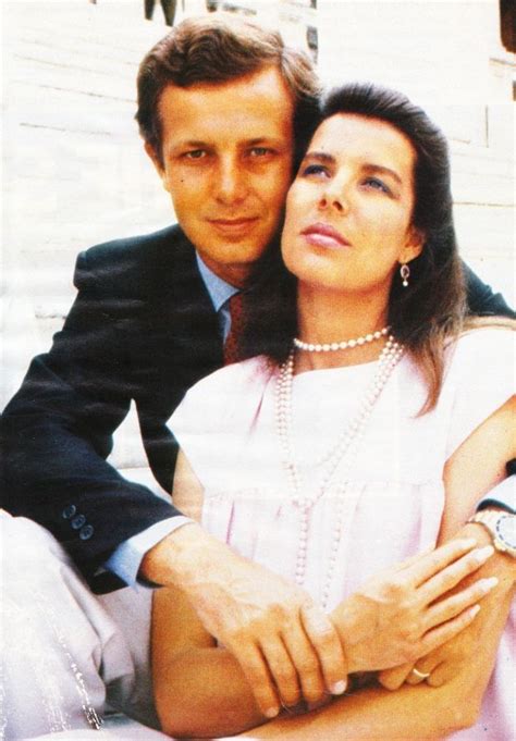 Stefano Casiraghi And Princess Caroline Of Monaco Princess Caroline Of