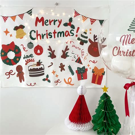 크리스마스 패브릭 포스터