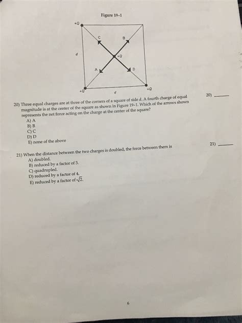 solved figure 19 1 q 0 20 three equal charges are at