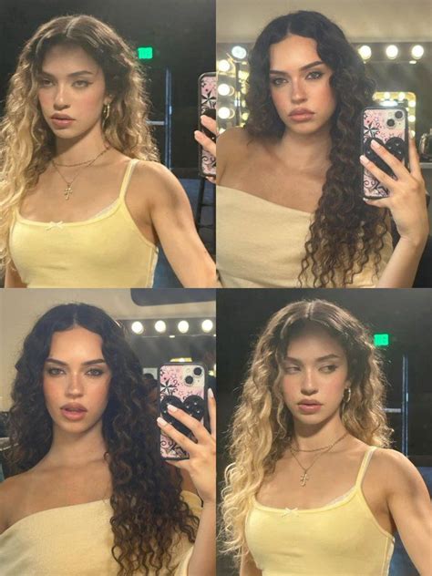 Daniela Avanzini Katseye Hairstyles For Medium Hair Curly Long Wavy