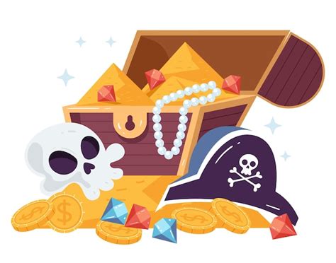 무료로 다운로드 가능한 바다 해적 보물 벡터 And 일러스트