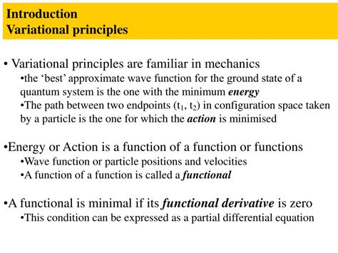 Ppt Iii Solution Of Pdes Using Variational Principles Powerpoint Presentation Id3507264