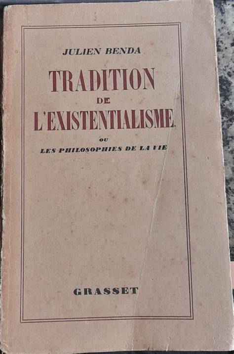 Tradition De Lexistentialisme Ou Les Philosophies De Lavie O Sebo Cultural Venda De Livros
