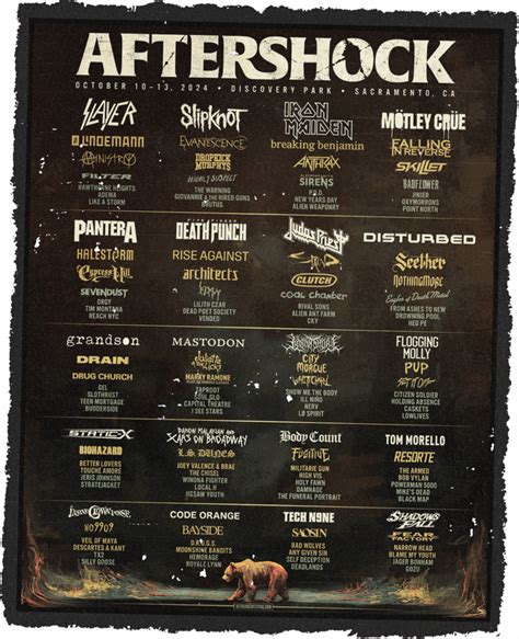About Aftershock October 1 4 2026 Sacramento Ca