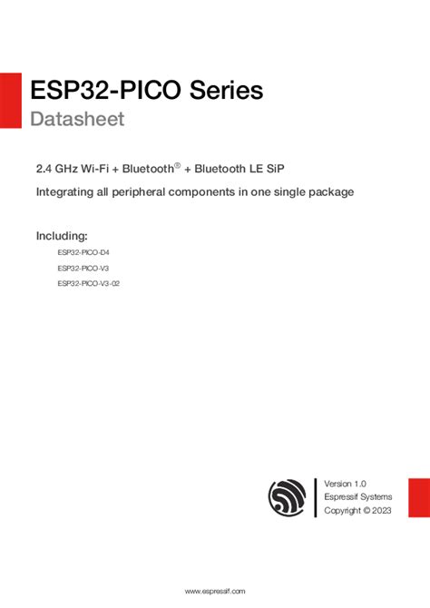 Espressif ESP32 PICO V3 02