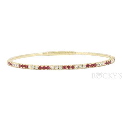 Ruby Flexible Bangle