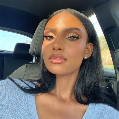 Brown Skin Makeup Soft Glam Makeup Natural Makeup Looks Pretty Makeup Beauty Makeup Eye