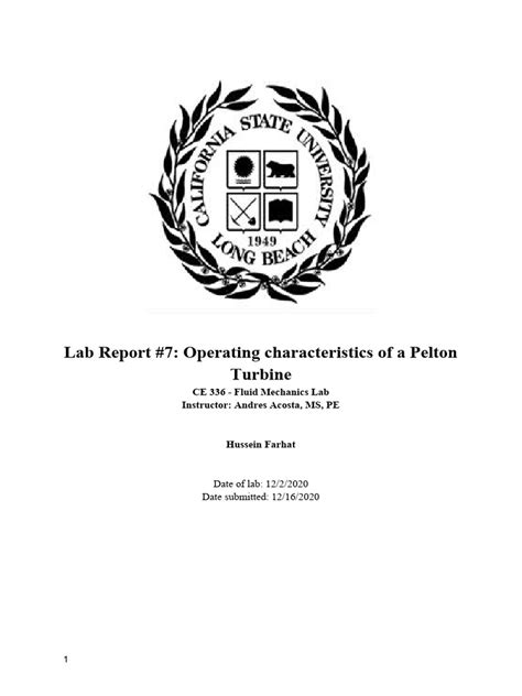 Lab Report 3 Pdf Flow Measurement Discharge Hydrology