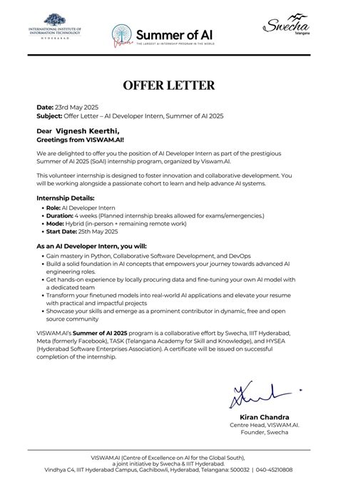 Ai Internship Summerofai2025 Viswamai Python Devops