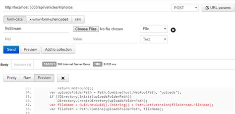 C Could Not Upload Photo Using Iformfile Object In Aspnet Core 2
