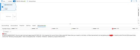Azure Rest Api With Post Method As Source In Adf Data Flow Stack