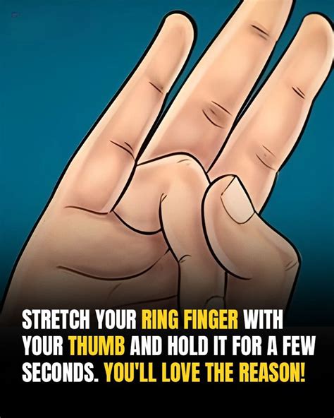 Drbarbara Oneill Health Tips Stretch Your Ring Finger With Your